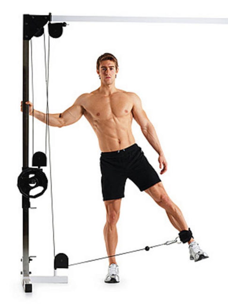 Lateral Leg Raises Using The Cable Machine — AAFS