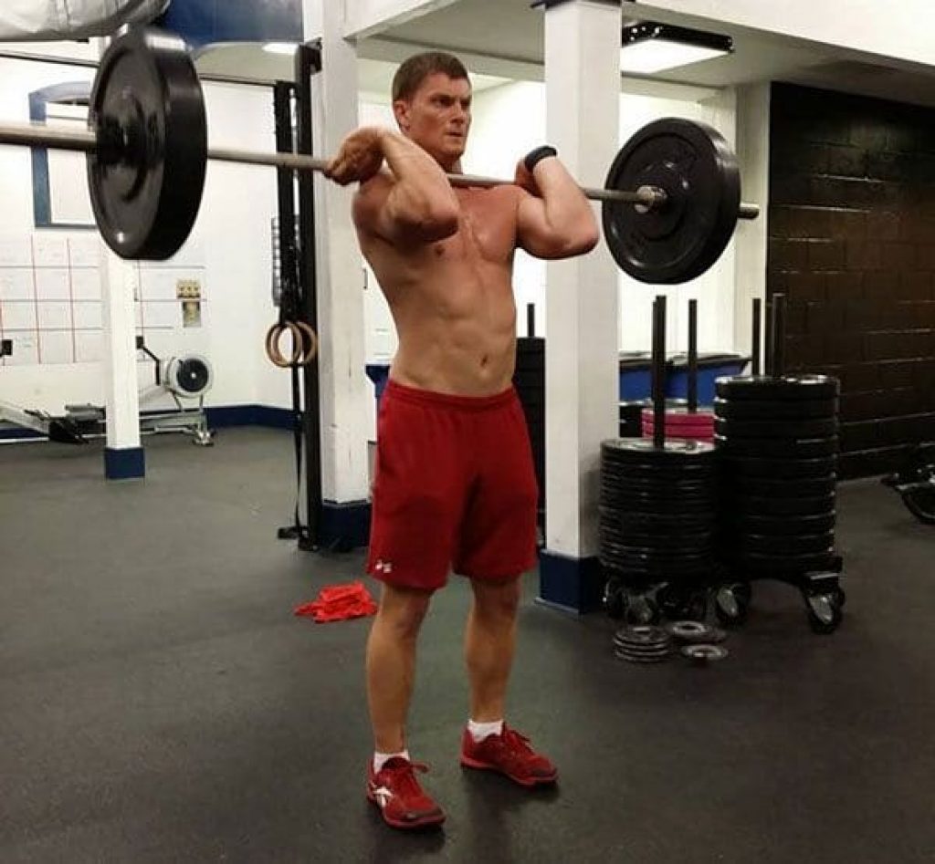 Standing Barbell Press For Strongman — AAFS