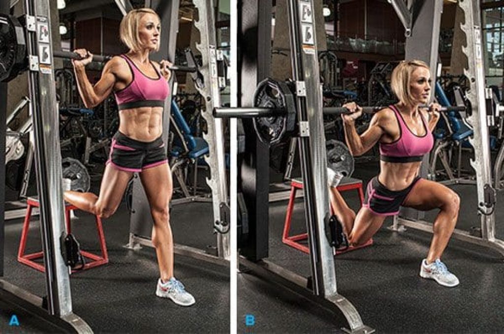 Smith Machine Lunges - Effective Leg Workout — AAFS