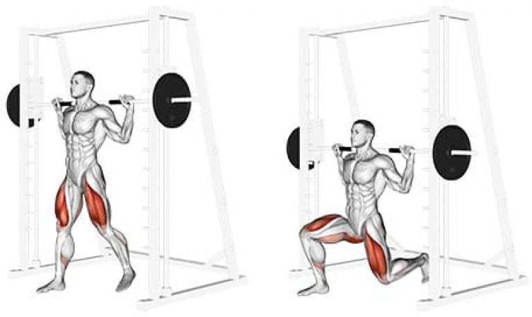 Smith Machine Lunges - Effective Leg Workout — AAFS